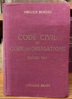 CODE CIVIL SUISSE ET CODE FEDERAL DES OGLIGATIONS | | No especificada ...