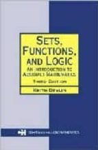 SETS, FUNCTIONS, AND LOGIC: AN INTRODUCTION TO ABSTRACT MATHEMATI CS | Keith Devlin | Casa del Libro