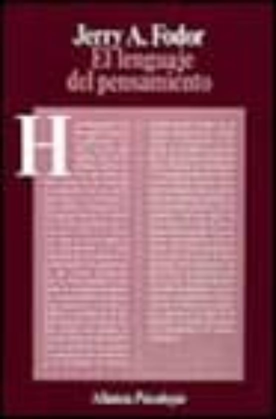 EL LENGUAJE DEL PENSAMIENTO | JERRY A. FODOR | Casa del Libro Colombia