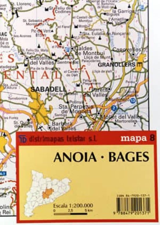 MAPA 8. ANOIA; BAGES | VV.AA. | Casa del Libro Colombia