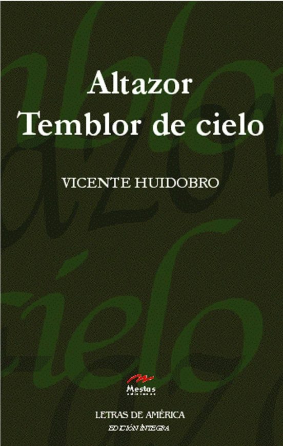 ALTAZOR.TEMBLOR DE CIELO | VICENTE HUIDOBRO | Casa del Libro